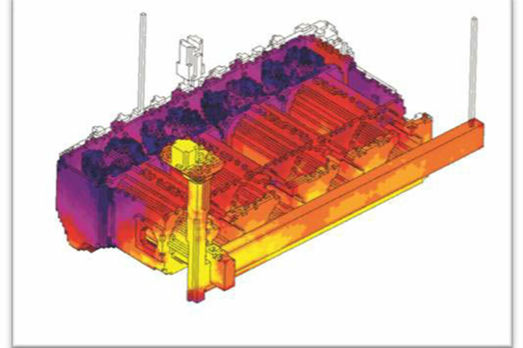3D printed sand mould for a vintage car engine block | voxeljet