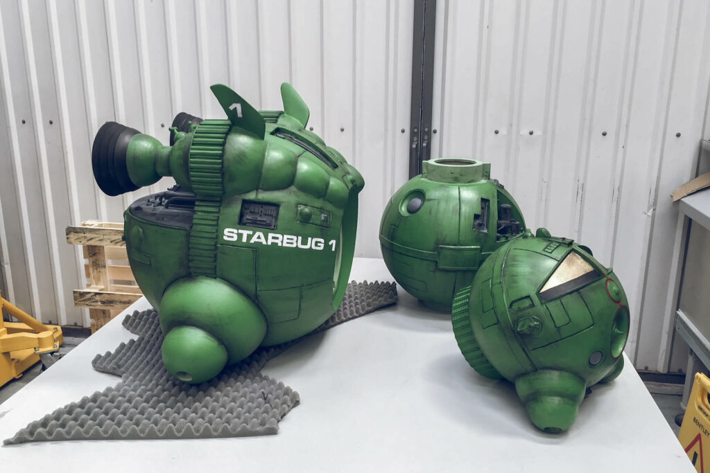 3D printed spaceship for British cult series | voxeljet
