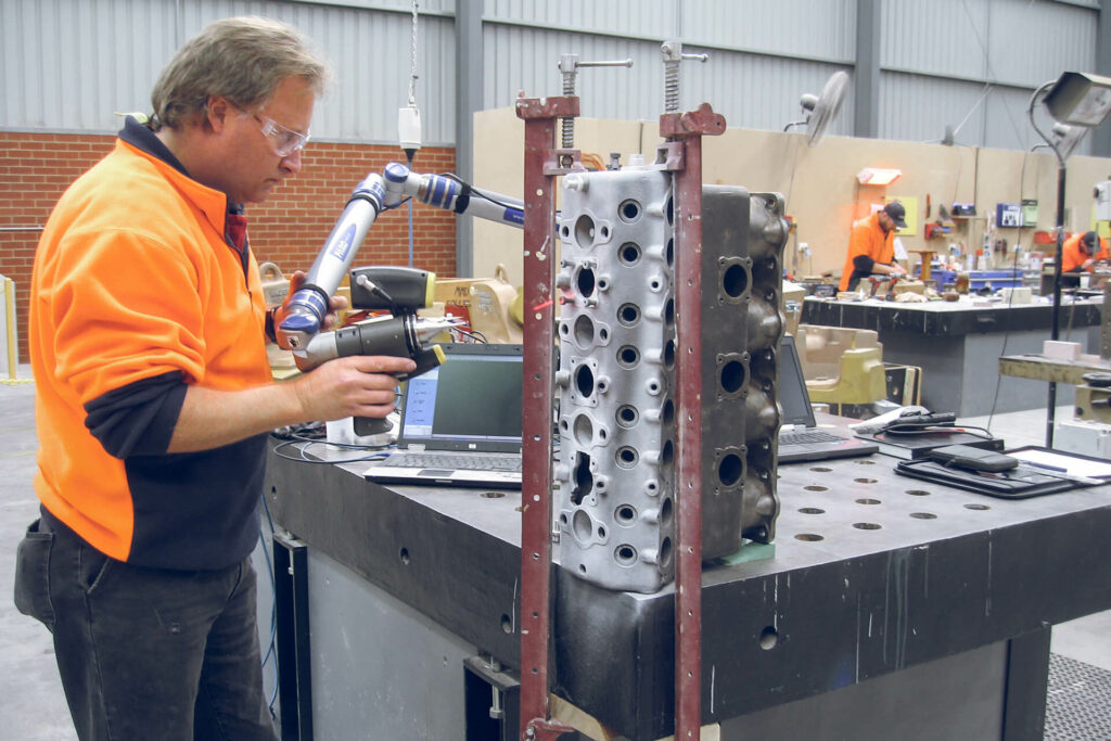 3D printed sand mould for a vintage car engine block | voxeljet