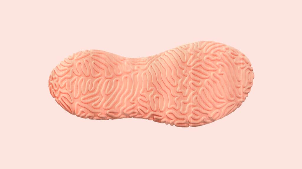 3D running shoe from polymer 3D printing process | voxeljet